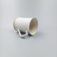 China Bright Cup Inside And Glazed Matte Ceramic Coffee Cup Outside for sale