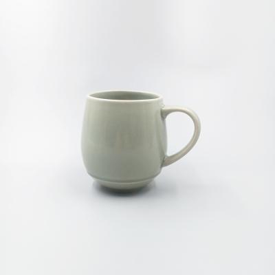 China Most Popular Big Belly Shape Ceramic Mug With Customized Color And Logo for sale
