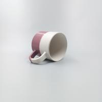 China 12oz Double-Deck Tone Color Glazed Ceramic Coffee Mug for sale