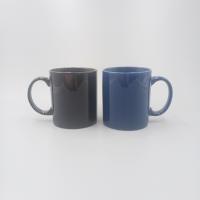 China Black Ceramic Big Capacity Promtional Mug Stoneware Drinkware Type Cheap Ceramic Mug for sale