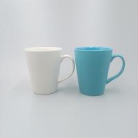 China Wholesale New Bone China White Coffee Cup 13oz Custom Logo OEM Microwave Safe for sale