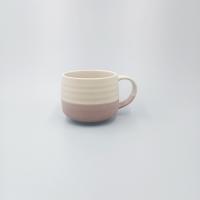 China Double Glazed Ceramic Big Belly Coffee Mug 13oz OEM Custom with SGS Certification for sale