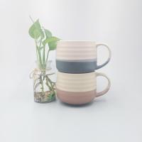China Double Glazed Ceramic Big Belly Coffee Mug 13oz OEM Custom with SGS Certification for sale
