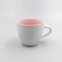 China ODM Service 9Oz Two Color Ceramic Stoneware Mugs With Handle for sale
