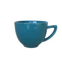 China 3oz Color Glazed Coating CeramicCoffee Mini Cup With Custom Handle for sale