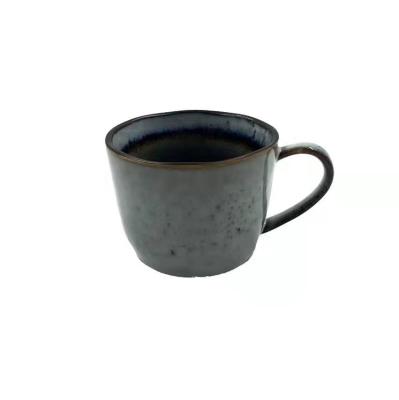 China Stoneware Reactive Color Glaze Mug Drinkware Type  Ceramic Mug for sale