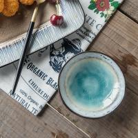China 4.5 Inch Ice Cracked Glaze Ceramic Side Dish Bowl Stoneware Porcelain Customizable for sale