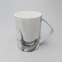 China Marble Texture Glaze New Bone Milk Coffee Mugs 14 OZ for sale