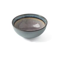 China Retro Ice Crackle Glaze Ceramic Pasta Noodle Soup Bowl 6.2 Inches Stoneware for sale