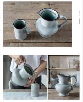 China Ice Crackle Glaze Porcelain Tea Set for Cold Water for sale