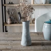 China Modern Nordic Ice Crackle Ceramic Vase Home Decoration Durable Porcelain 8x10 Inch for sale