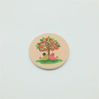 China Custom Ceramic Absorbent Drink Coaster 10cm Non Slip Cork Base for Home Hotel Restaurant for sale