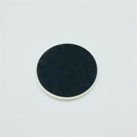 China Custom Ceramic Absorbent Drink Coaster 10cm Non Slip Cork Base for Home Hotel Restaurant for sale