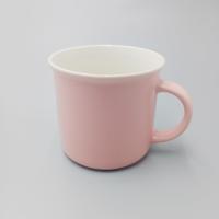 China Custom Matte Glaze Enamel Coffee Mug 15oz Ceramic Porcelain OEM ODM for sale