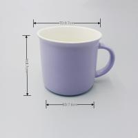 China Custom Matte Glaze Enamel Coffee Mug 15oz Ceramic Porcelain OEM ODM for sale