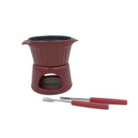 China Sustainable Ceramic Fondue Set For Chocolate Cheese for sale