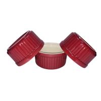 China Ceramic 6 Sets Souffle Pudding Bowls Small Pie Pan For Dessert Cooking for sale