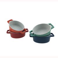 China Personalized 4 Pieces Nordic Cheese Tray Bakeware Ceramic Set Baking Pans for sale