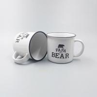 China 460ml Ceramic Stoneware Mugs 16oz Custom Logo Coffee Mug for Home Hotel Restaurant for sale