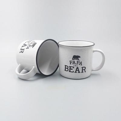China 460ml Ceramic Stoneware Mugs 16oz Custom Logo Coffee Mug for Home Hotel Restaurant for sale