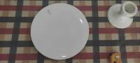 China White Round Ceramic Cheese Wedding Cake Stand Custom Size 500pcs MOQ for sale