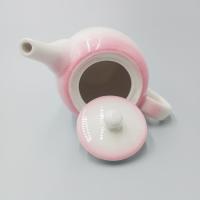 China Red Glaze Gradual Change Japanese Ceramic Teapot 500ml with Lid and Spout OEM Custom for sale
