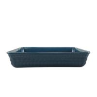 China Rectangle Household Ceramic Baking Dish Oven Plates for Restaurant for sale