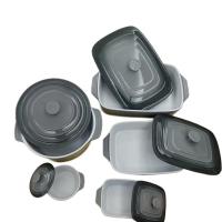 China Custom Ceramic Casserole Cookware Set OEM Microwave Dishwasher Safe 1000 Sets MOQ for sale
