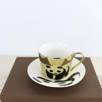 China Mirror Reflection European Coffee Cup And Saucer Set Creative Electroplating for sale