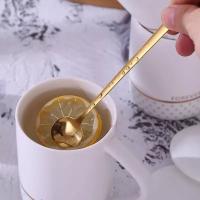 China Nordic Style Ceramic Coffee Mug 450ml with Gold Spoon Cover and Sticker for sale