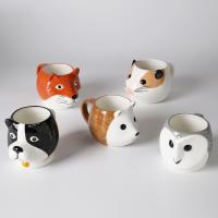 China Handmade Cute Animal 3d Drinking Cups Tea Coffee Ceramic Mug Customized for sale