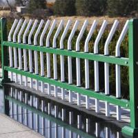 China Decorative Wrought Iron Fence Panels Waterproof Cast Iron Railing Powder Coated for sale