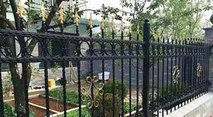 China Powder Coated Waterproof Decorative Wrought Iron Railing for sale