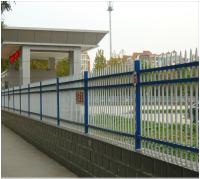 China Punching Holes Chain Link Rot Proof Wrought Iron Railing for sale