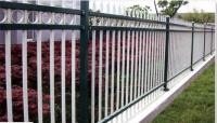 China Courtyard Wrought Iron Fencing Panels Hot Dipped Galvanized Heat Treated for sale