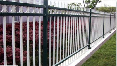 China Courtyard Wrought Iron Fencing Panels Hot Dipped Galvanized Heat Treated for sale