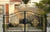 China Eco Friendly Morden Iron Gate Anti Corrosion Q 235A Grade Steel Materials for sale