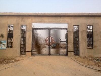 China Villa Wrought Morden Iron Gate Rustproof Hot Dip Galvanized After Welding for sale