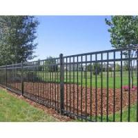 China Galvanized Steel Wrought Iron Fence Welded Wire Fence 6x6 For Garden for sale