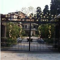 China Heat Treated Wrought Courtyard Iron Gates For Garden School Home Courtyard for sale