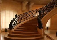 China Hot Dip Galvanized Cast Iron Banister Rails Erosion Resistance Easy Install for sale