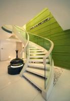 China Powder Coated Cast Iron Stair Railing Handrail Fittings European art design for sale