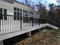 China High Durability Iron Balcony Railing Low Maintenance For Outdoor Villa for sale