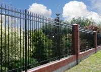 China Powder Coating Cast Iron Balcony Railing Anti Rust , Balcony Rod Iron Railing for sale