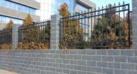 China OEM Wrought Iron Balcony Railing Hot Dip Galvanize Powder Coating Finish for sale