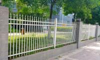 China OEM Wrought Iron Balcony Railing Hot Dip Galvanize Powder Coating Finish for sale