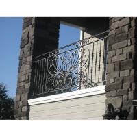 China Antique Iron Balcony Railing House Roof Luxury Design For Outdoor / Indoor for sale