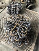 China ISO9001 Cast Iron Ornaments Decorative Iron Panels Antirust Oil Surface Finish for sale