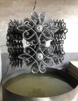 China Eco Friendly Cast Iron Ornaments Sand Blasted For Fences Gates Staircases for sale