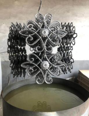 China Eco Friendly Cast Iron Ornaments Sand Blasted For Fences Gates Staircases for sale